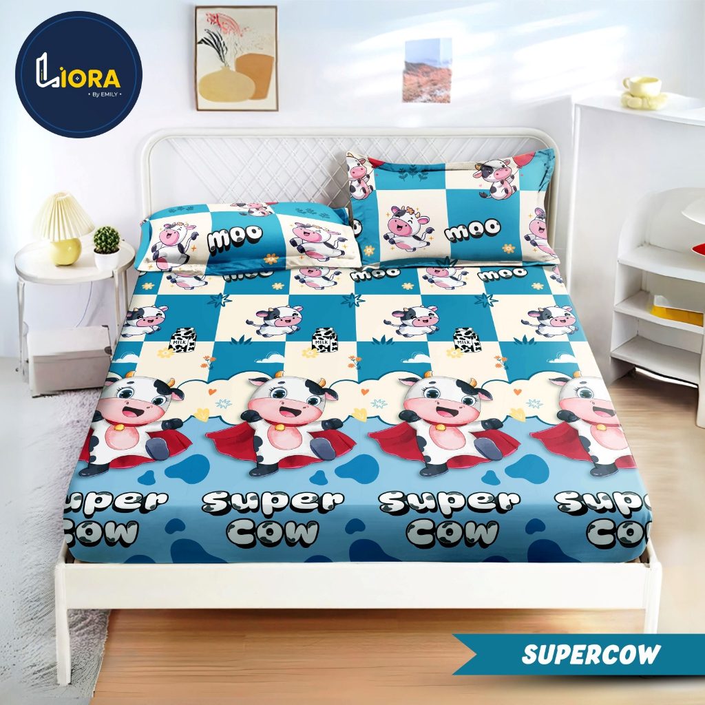 Jual Seprei murah motif sapi semua ukuran | Shopee Indonesia