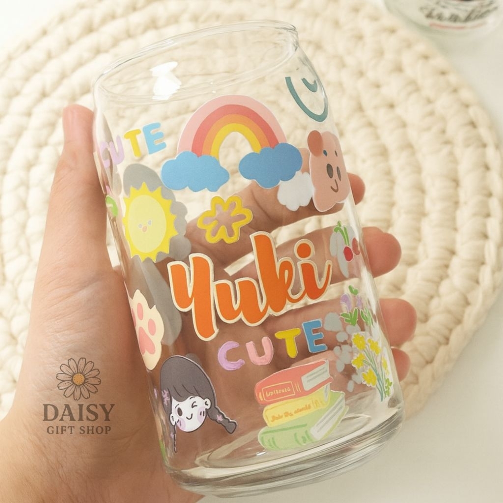 Jual Gelas Custom / Sepasang Gelas Custom / Gelas Tema / Gelas Souvenir ...