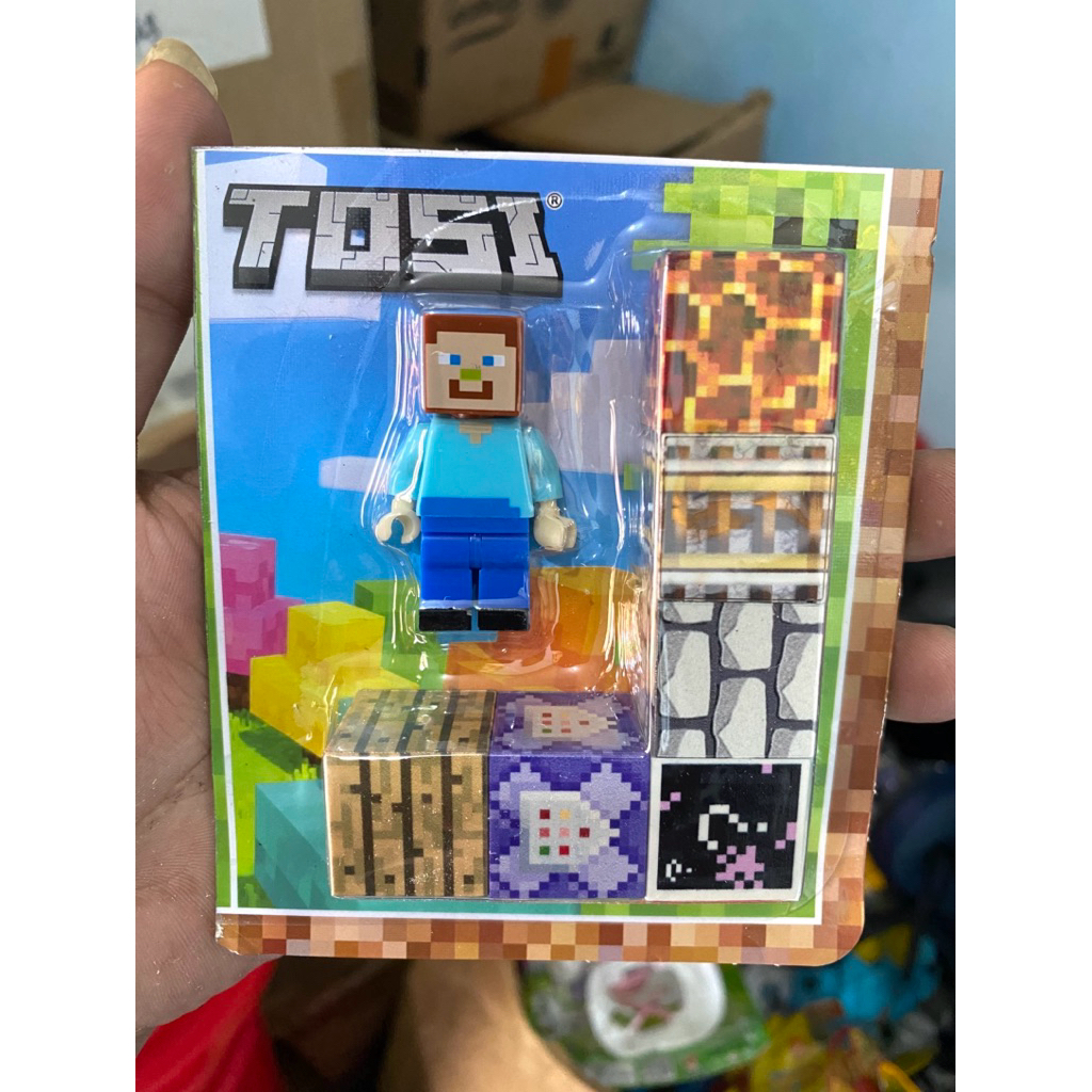 Jual Mainan Block Minecraft Tosi 1Pc | Shopee Indonesia