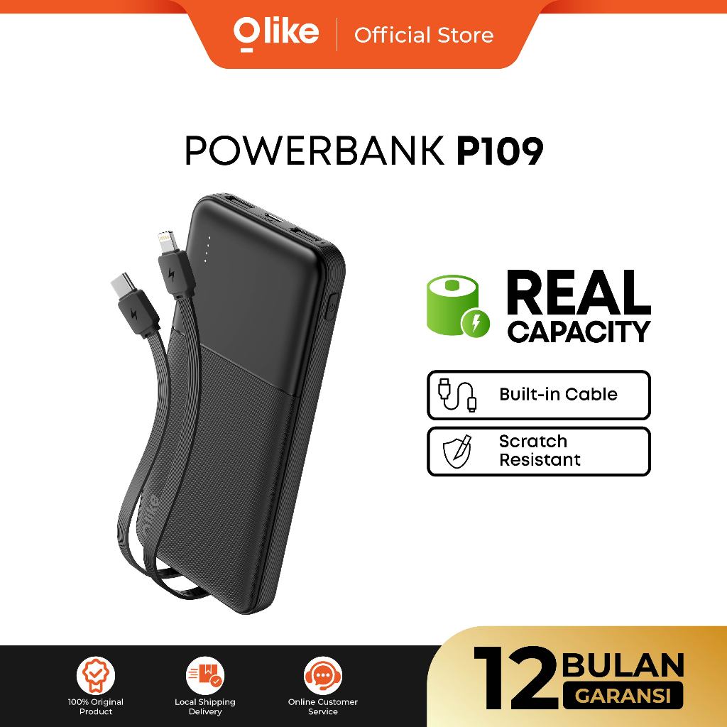 Jual Olike Powerbank P109 2in1 10000 mAh CCC Sertificate Fast Charging ...