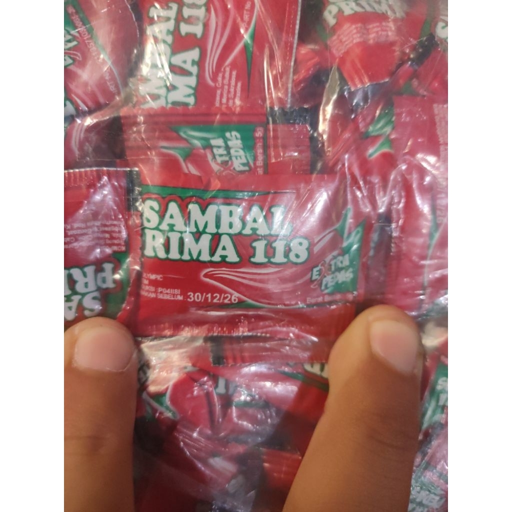 Jual saos sachet/sambal prima isi 200pcs saos prima 118 SAOS PRIMA ...