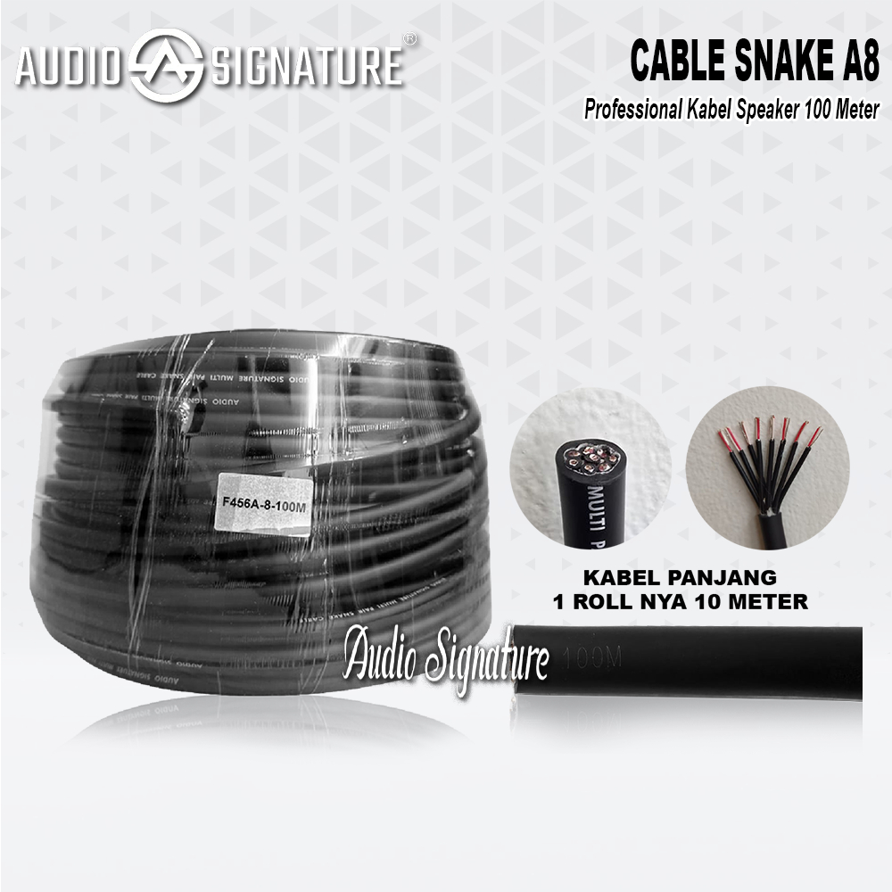 Jual Kabel Snake 8 Chord / 8 Channel AUDIO SIGNATURE A8 Original Harga ...