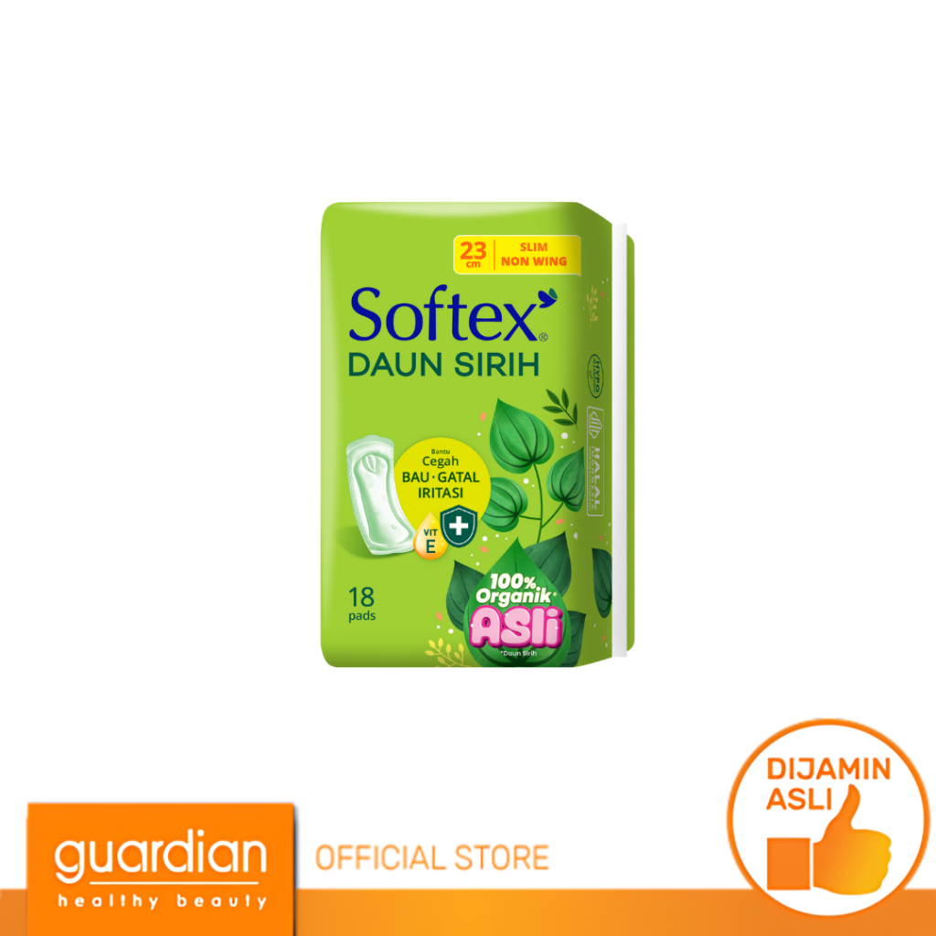 Jual Softex Daun Sirih + Vitamin E Non Wing 23Cm 18 Pads - Pembalut ...