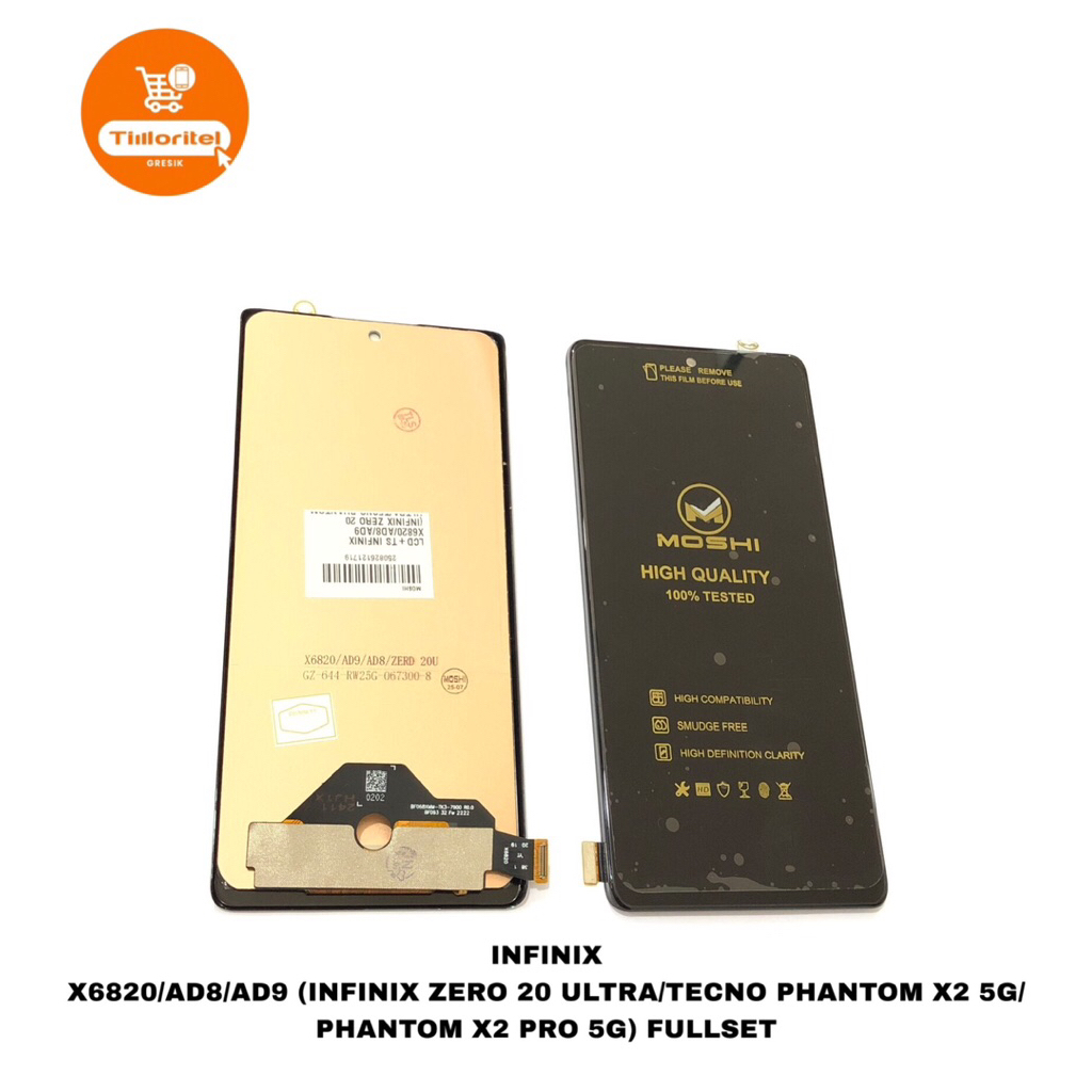 Jual LCD TOUCHSCREEN INFINIX X6820/AD8/AD9 (INFINIX ZERO 20 ULTRA/TECNO ...