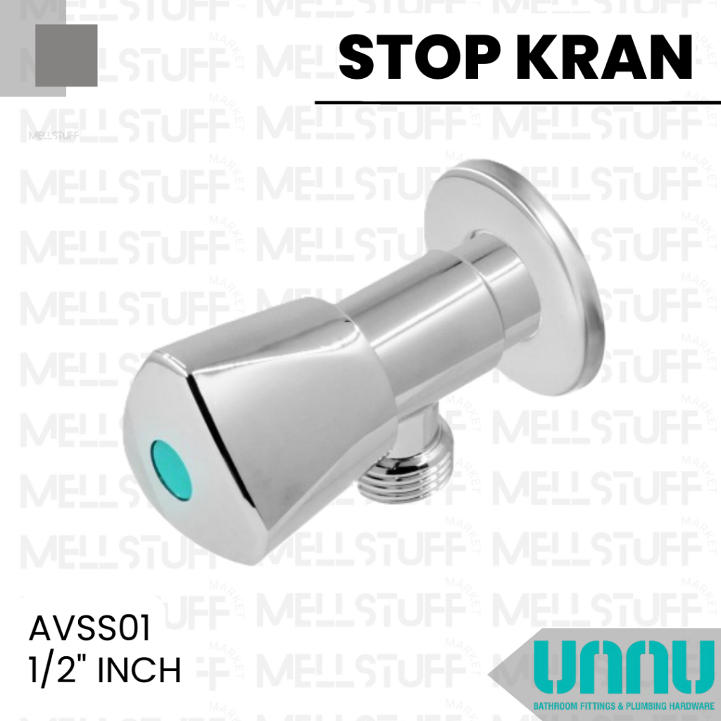 Jual Stop Kran UNNU - AVSS01 1/2" Inch | Shopee Indonesia