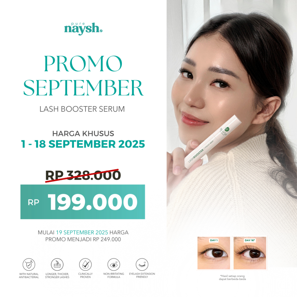 Jual Serum Bulu Mata Lash Booster by Naysh Pure Beauty | Shopee Indonesia