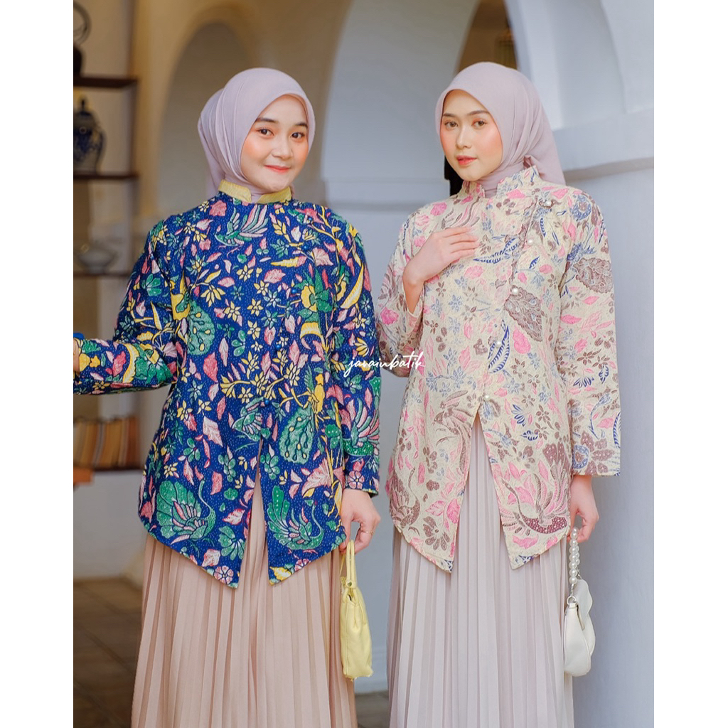 Jual javainbatik - KEBAYA JANGGAN BATIK SRIKANDI - set batik kondangan ...