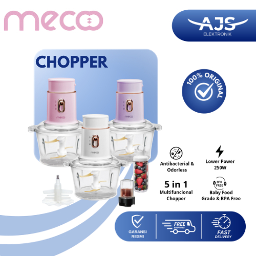 Jual Mecoo Chopper Most Aesthetic 5 in 1 Antibacterial Odorless Chopper ...
