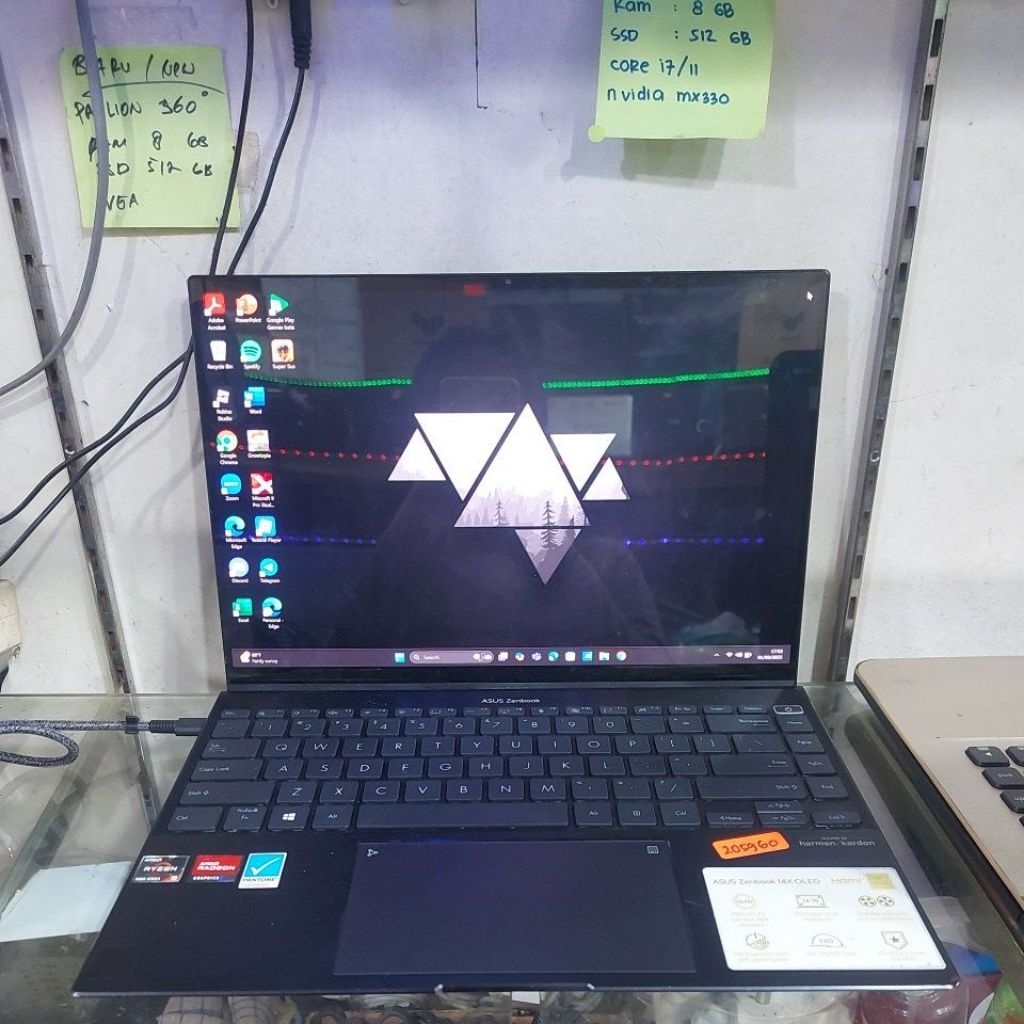 Jual Laptop Asus Zenbook 14X OLED UM5401Q AMD Ryzen 9 5900HX with ...