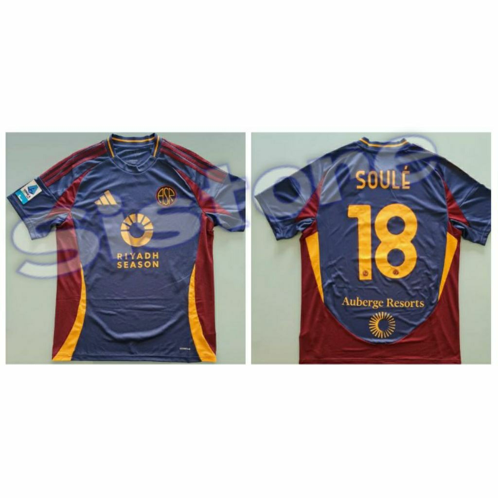 Jual Jersey RomMaA_ 3rd Third 2024 / 2025 + Cetak Nama Nameset SOULE 18 ...