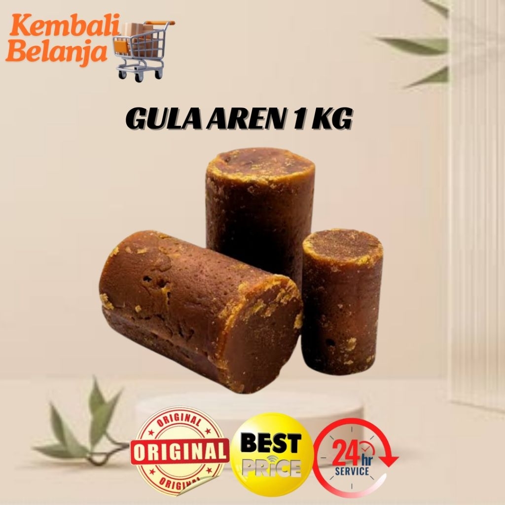 Jual Gula Aren Asli 1 Kg/ Gula Rendah Kalori/ Gula Aren | Shopee Indonesia
