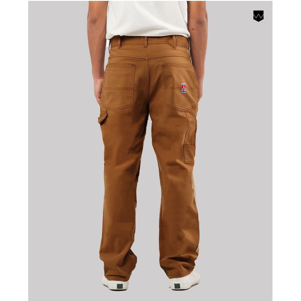 Jual Celana Wrangler Original HARRIS LOOSE BROWN | Shopee Indonesia