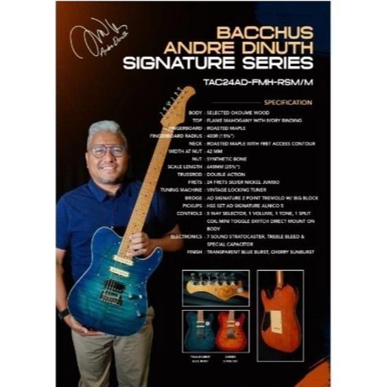 Jual Gitar Elektrik Bacchus Telecaster TAC24 Andre Dinuth Signature ...
