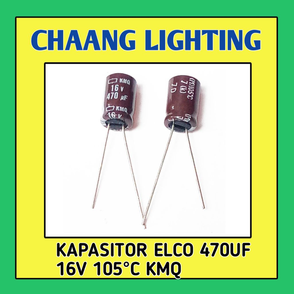Jual 470UF 16V KAPASITOR ELKO 470UF 16V CAPASITOR ELCO 470UF 16V ELCO ...