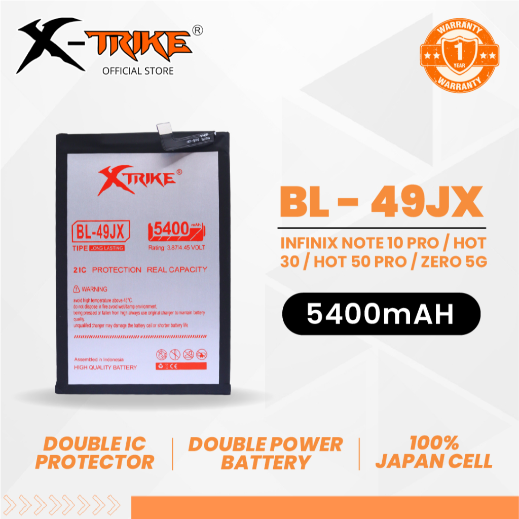 Jual XTRIKE Baterai Infinix Note 10 Pro - Note 11S - Note 11 Pro - Zero ...