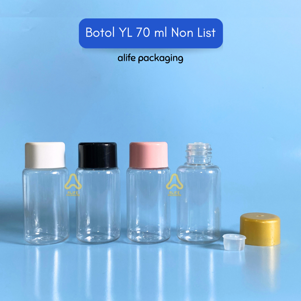 Jual Botol Yardley 70 ml | Botol Yl 70 ml | Botol PET 70 ml - Natural ...