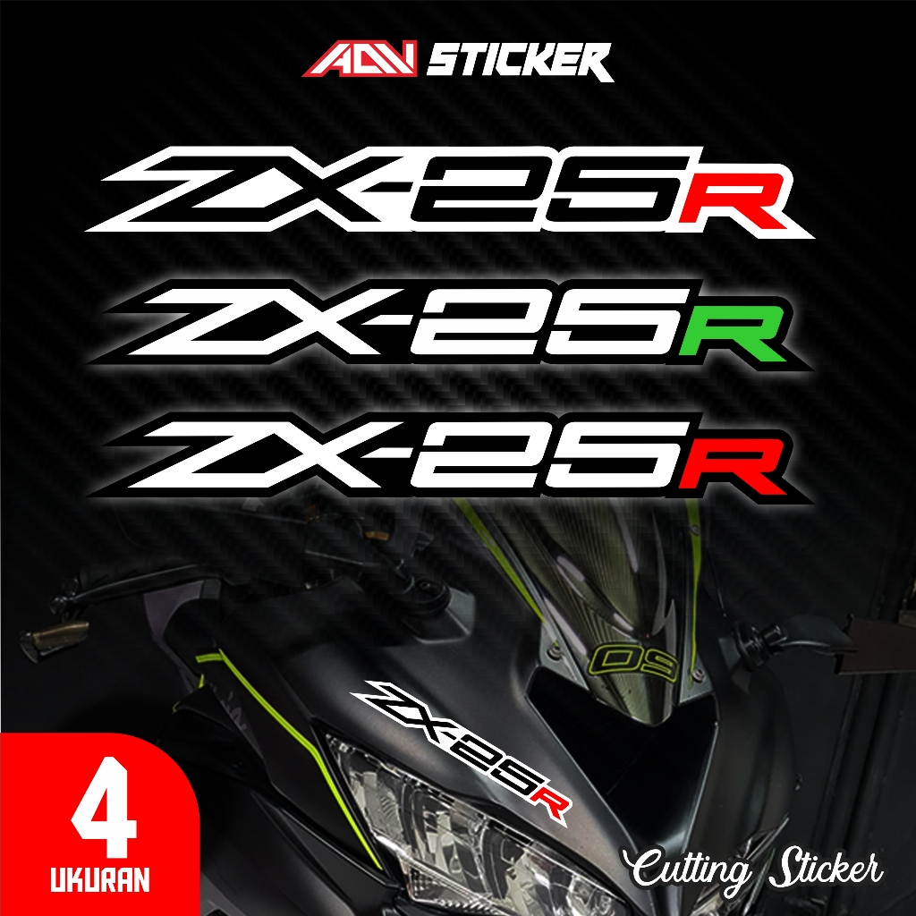 Jual Sticker Cutting Logo KAWASAKI ZX-25R | Cutting Sticker Motor ...