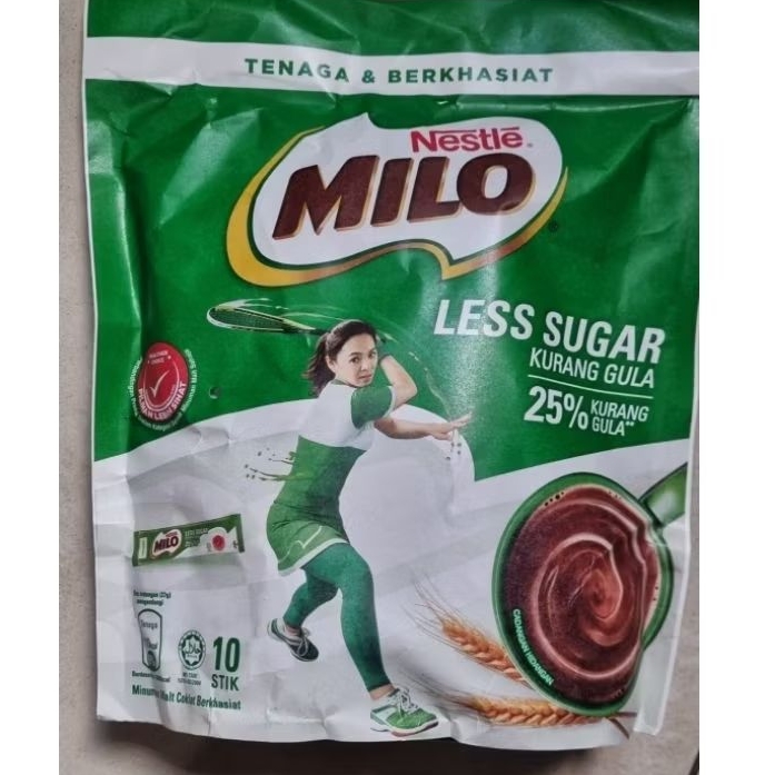 Jual Milo Less Sugar 25% Impor | Shopee Indonesia