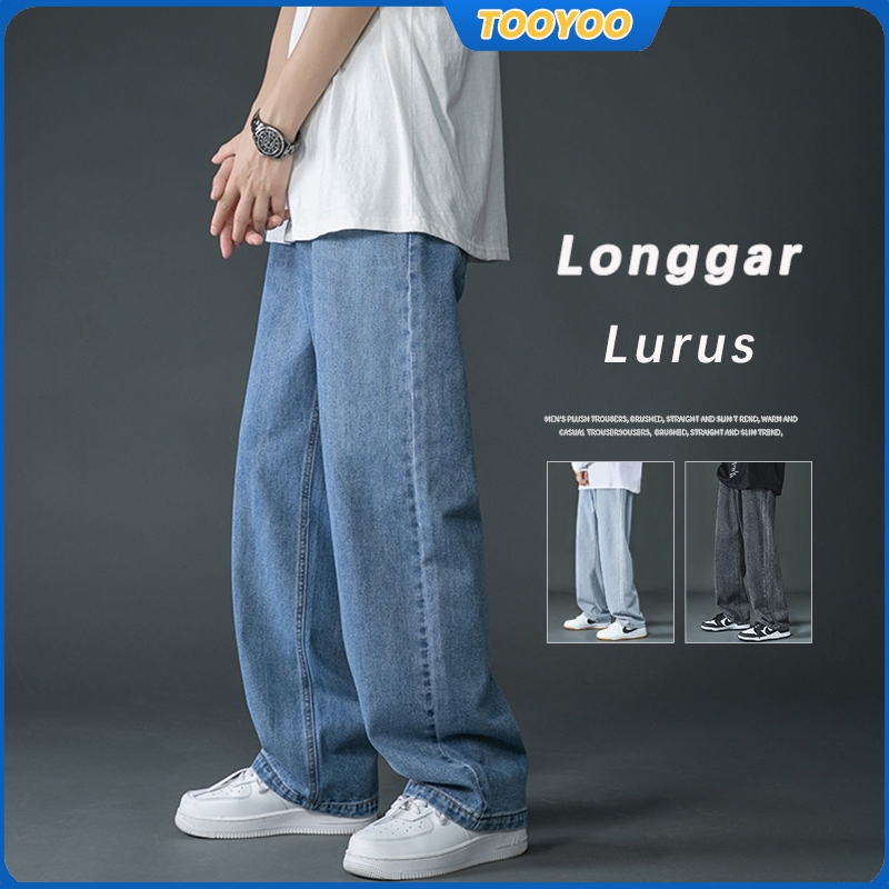 Jual celana jeans pria celana panjang pria boyfriend jeans celana ...