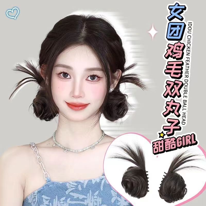 Jual PT1801 Jedai Jepit Rambut Palsu / Jepit Rambut Palsu Bulat Korean ...