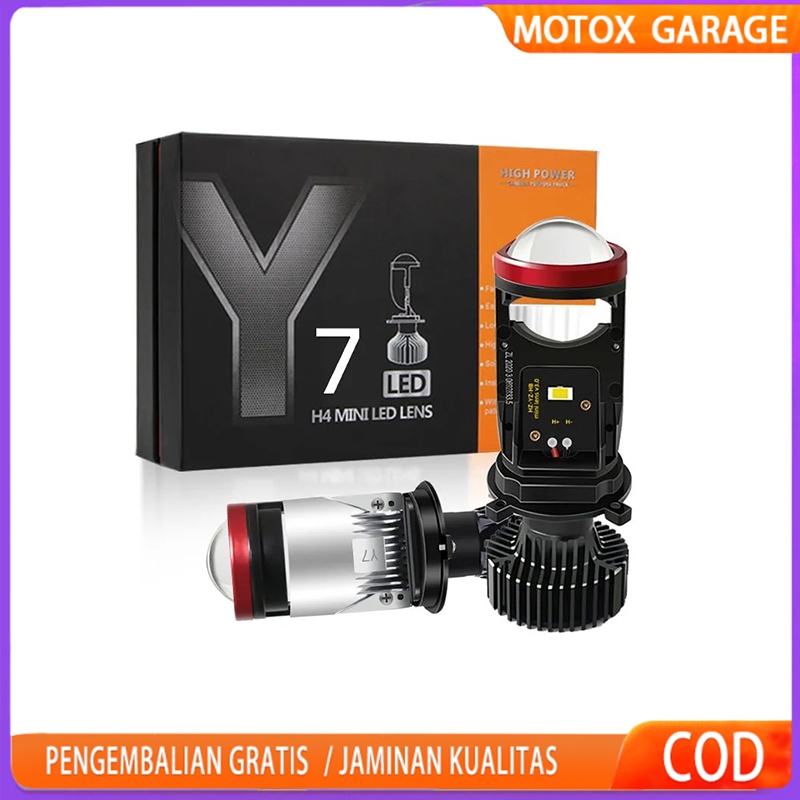Jual Lampu LED Mobil dan Motor Mini Lensa Proyeksi Y6 Y7 Lampu Depan ...