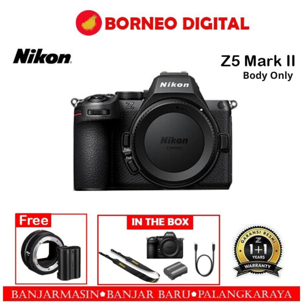 Jual Nikon Z5 II Body Only | Nikon Z5 II Kit 24-50mm Mirrorless Camera ...