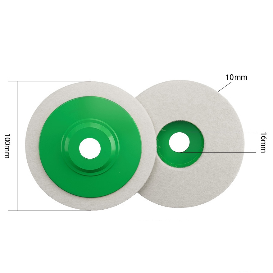Jual Wool Wheel Mata Gerinda Poles JS 4 Inch Mata Poles Body Motor ...