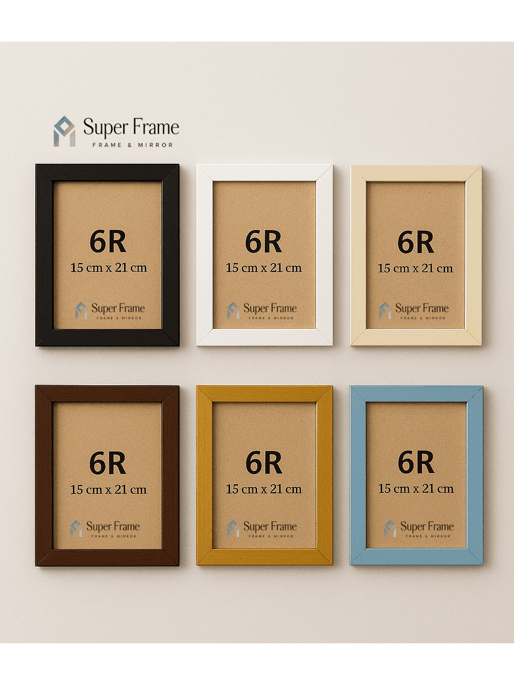 Jual superframe - Frame Foto / Pigura Foto Ukuran 6R (15cm X 21cm ...