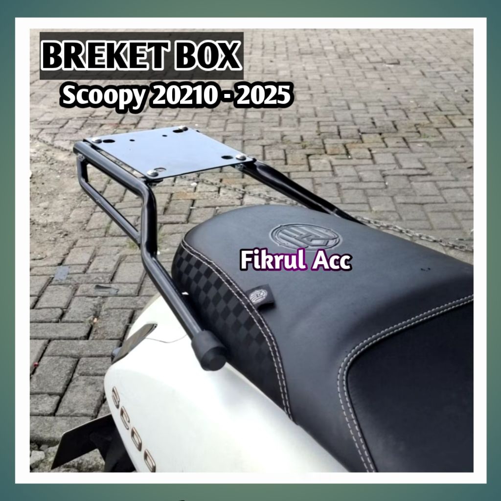 Jual Breket Box Honda SCOOPY 2010 - 2025 GENIO Universal Breket Box ...