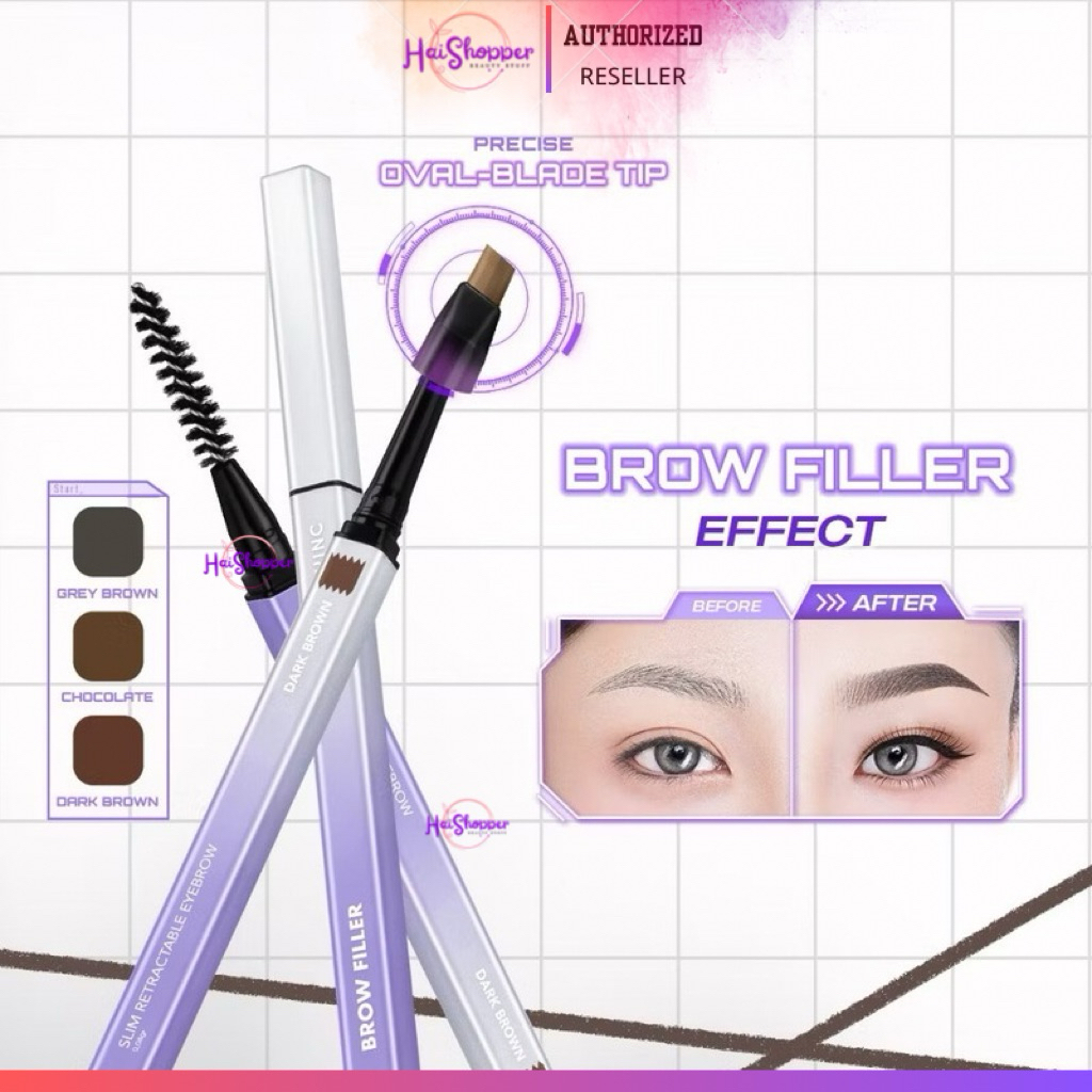 Jual SOMETHINC Brow Filler Slim Retractable Eyebrow - Pensil Alis ...