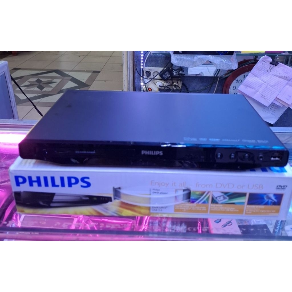 Jual DVD PLAYER PHILIPS KARAOKE DVD DVP 3850 K DVD VCD MP3 USB KARAOEKE ...