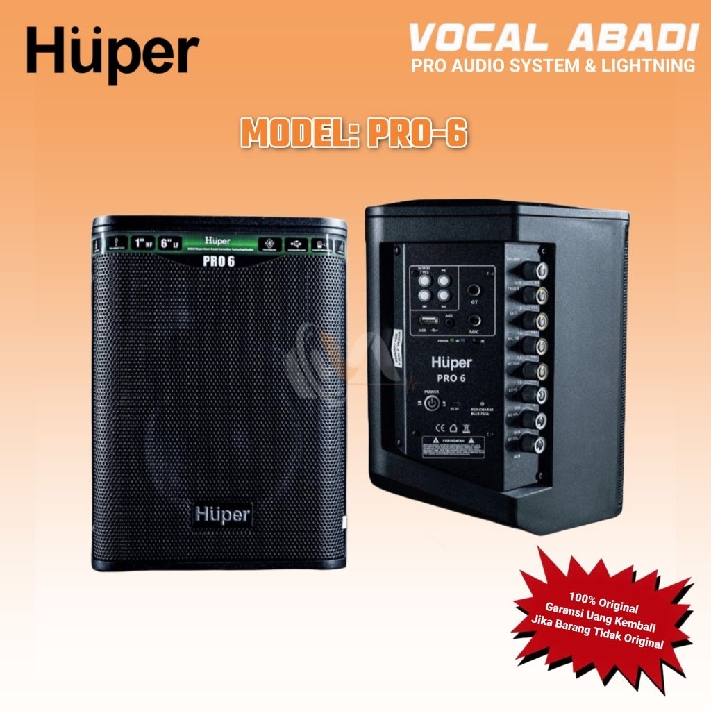 Jual SPEAKER PORTABLE HUPER PRO-6 | Shopee Indonesia