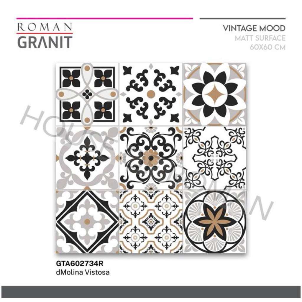 Jual Roman Granit GTA602734R dMolina Vistosa 60x60/granit batik/granit ...