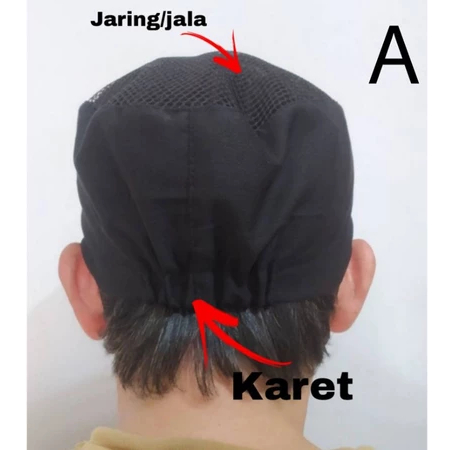 Jual TOPI CHEF KOKI MASAK TOPI JARING TOPI JALA HAT CAP Topi Masak Topi ...