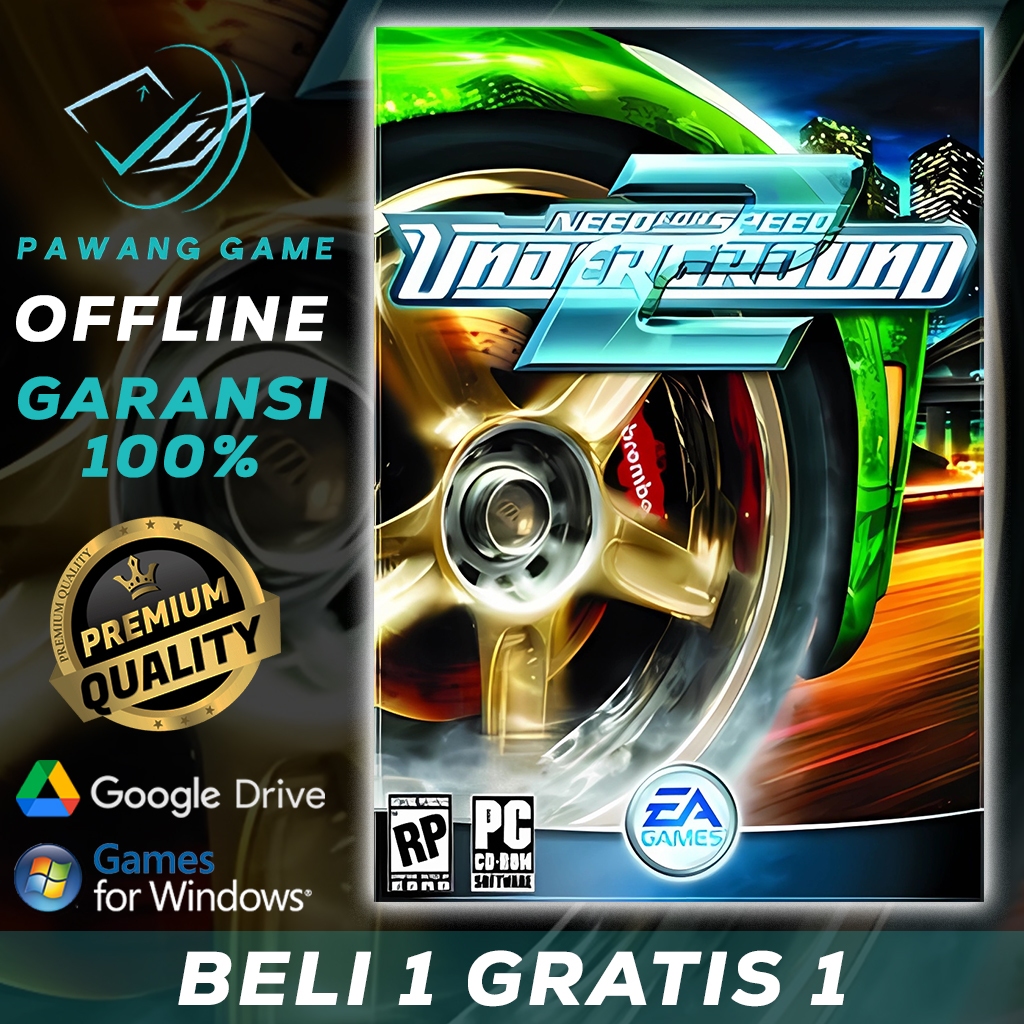 Jual Need For Speed Underground 2 2004 | PC GAME | LAPTOP GAME ...