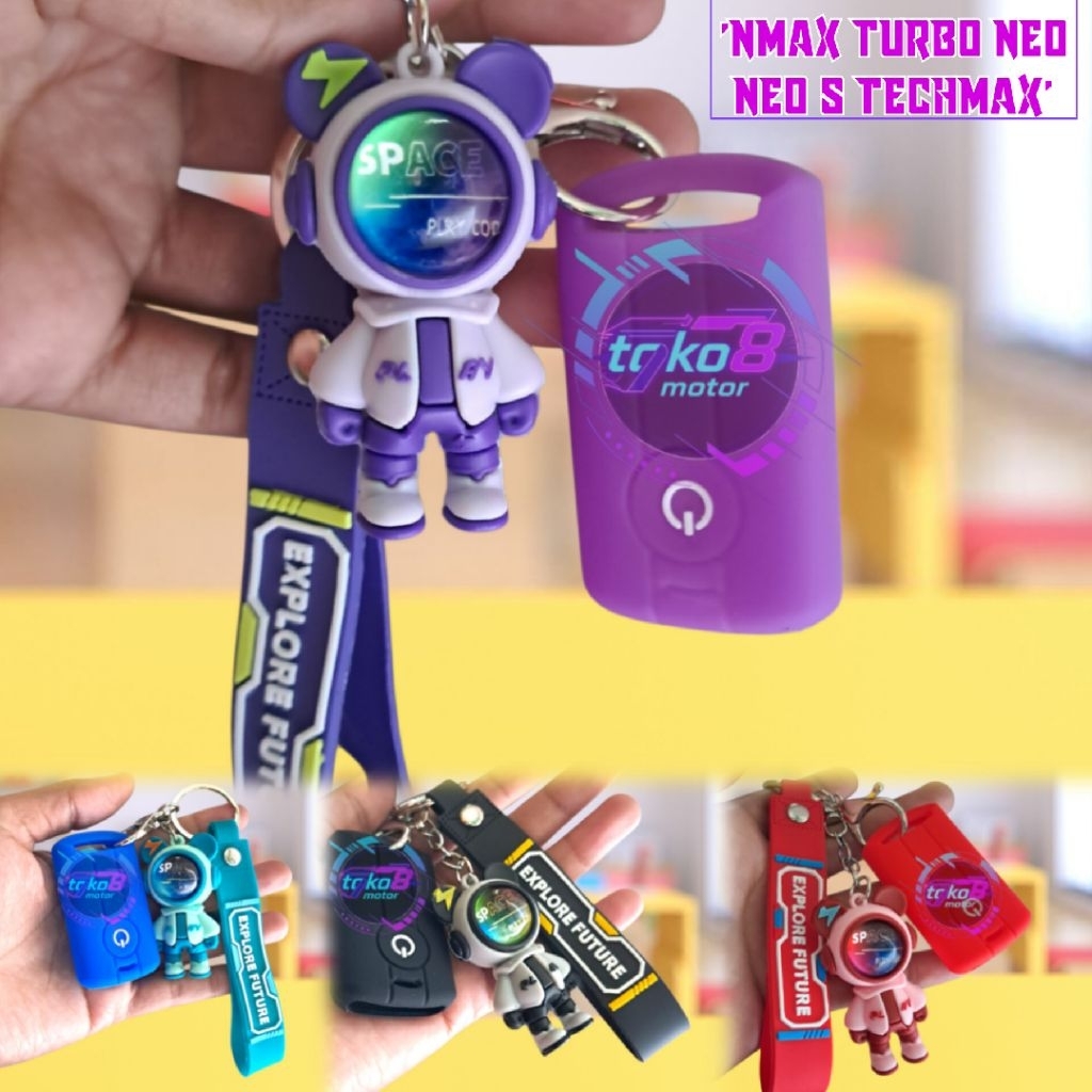 Jual Paket Gantungan karakter plus cover kunci remote NMAX TURBO NEO ...