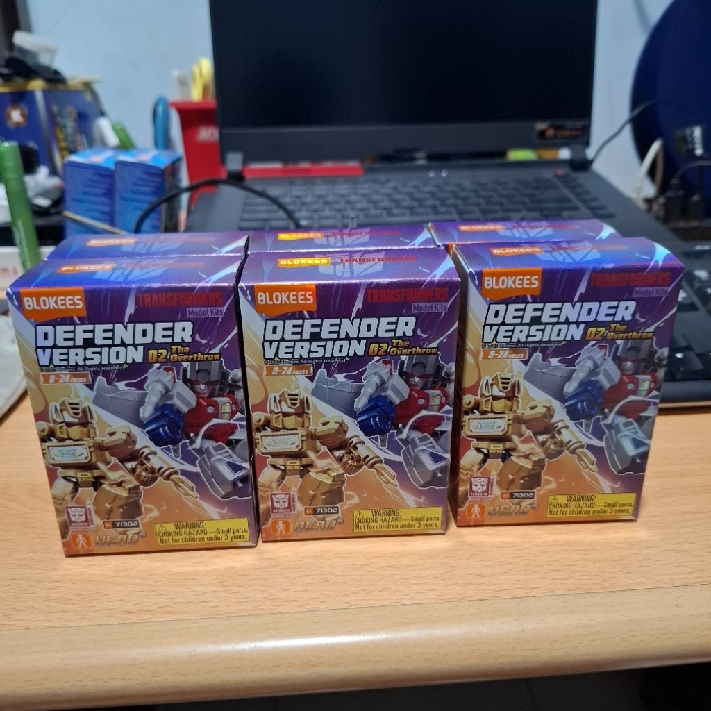 Jual tesegel blind box Blokees Transformer V2 the overthrow dan V3 ...