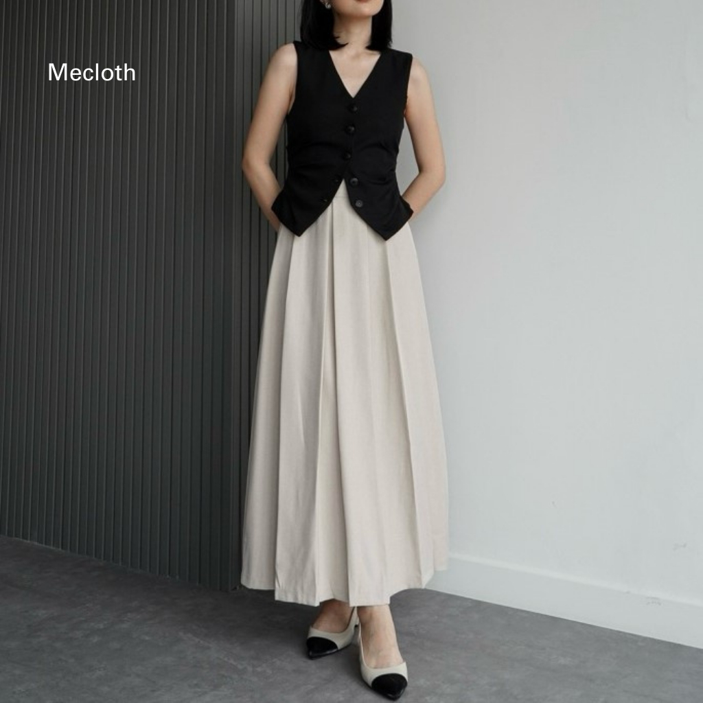 Jual Mecloth - Rok Panjang Wanita Kerja Kantor Formal - Flare Midi ...