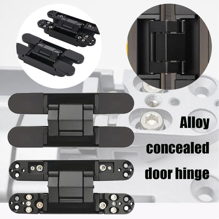 Jual 1/2Set Engsel Tanam Pintu Invisible Hinges Engsel Door Hinge ...