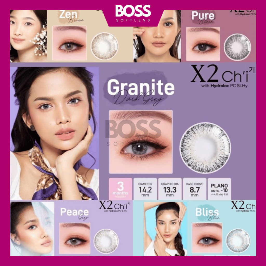 Jual SOFTLENS X2 CHI VOL I 14,2 MM BY X2 FREE LENSCASE / SOFLEN ...