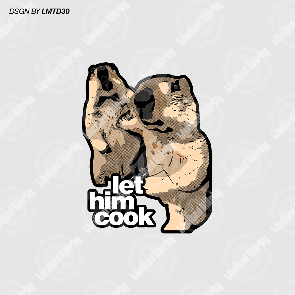 Jual Stiker Capybara | Let him cook | Design by Lmtd30 | Vinyl + Gloss ...