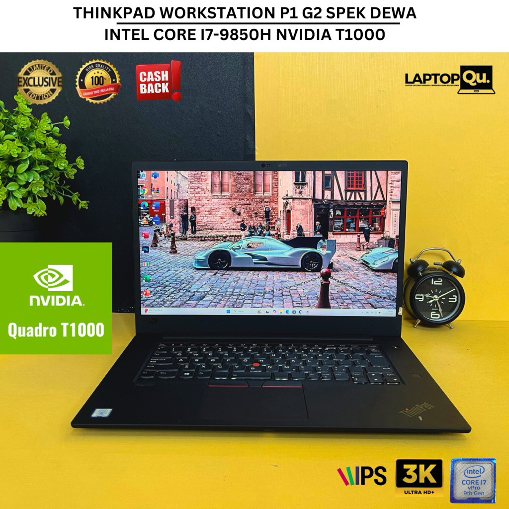 Jual THINKPAD WORKSTATION P1 G2 I7-9850H NVIDIA T1000 / RAM 32GB / SSD ...