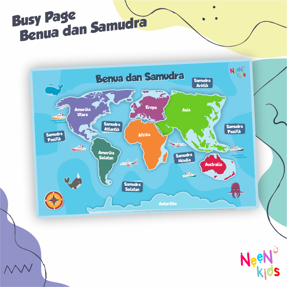 Jual Neenkids Mainan Montessori Menempel Puzzle Edukasi Anak Paud ...
