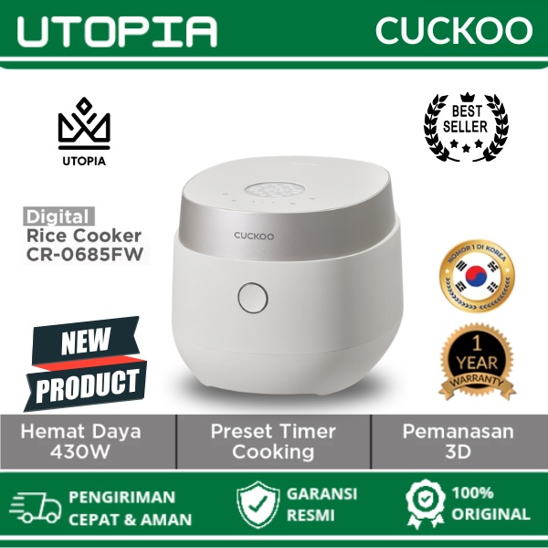 Jual CUCKOO Rice Cooker CR-0685FW / Magic com Digital CR0685FW 1,08 ...