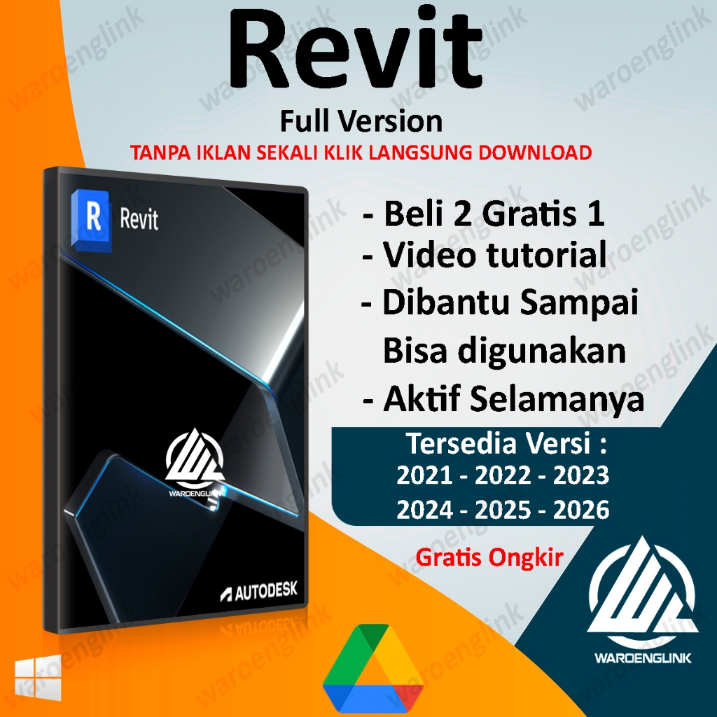Jual Revit 2026 Revit 2025 Revit 2024 full aktivasi | Video tutorial | Windows | Full Version ...