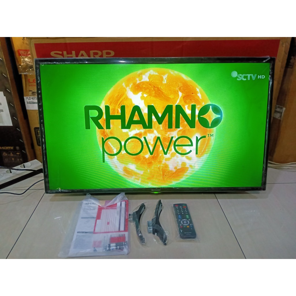 Jual [+free packing kayu] TV Led Sharp 32 Inch HD Digital TV Kondisi ...