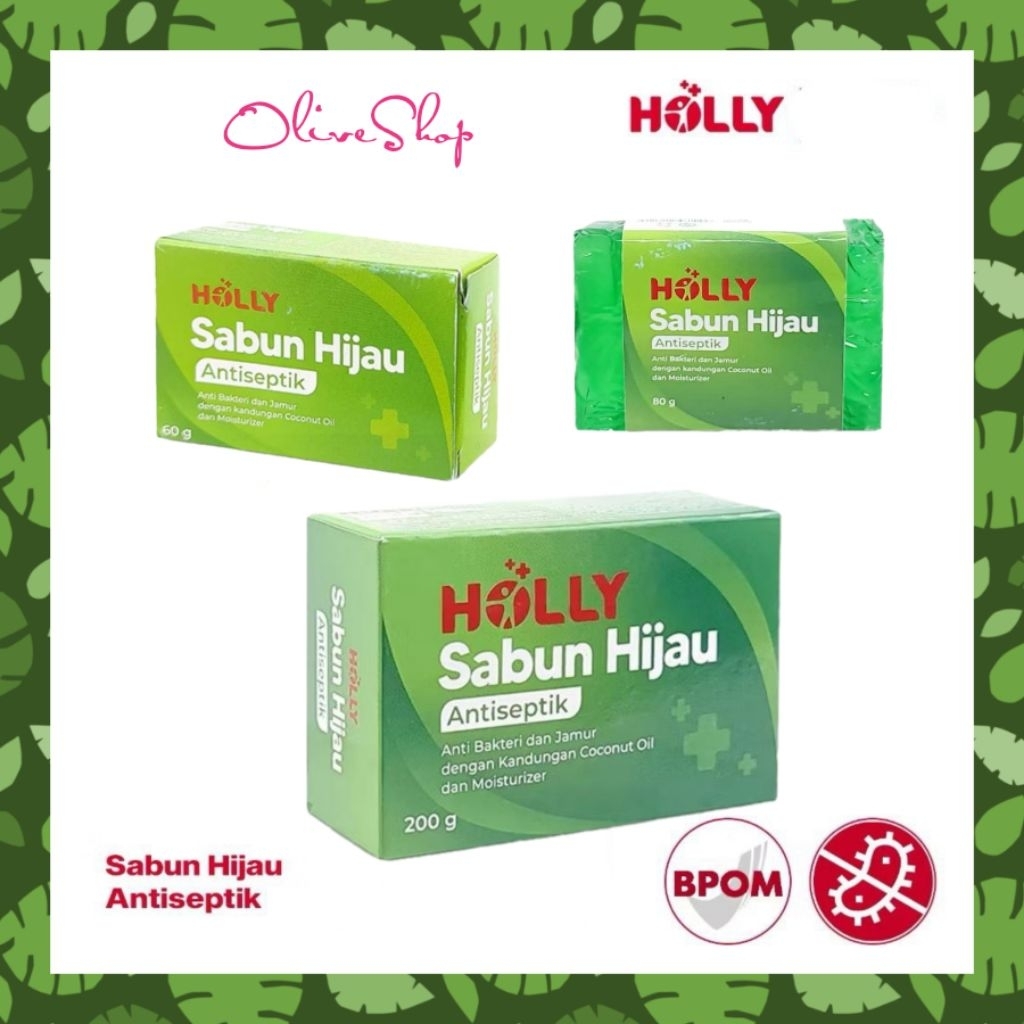 Jual OliveShop ️ Holly Sabun Hijau Antiseptik Anti Bakteri Anti Jamur ...