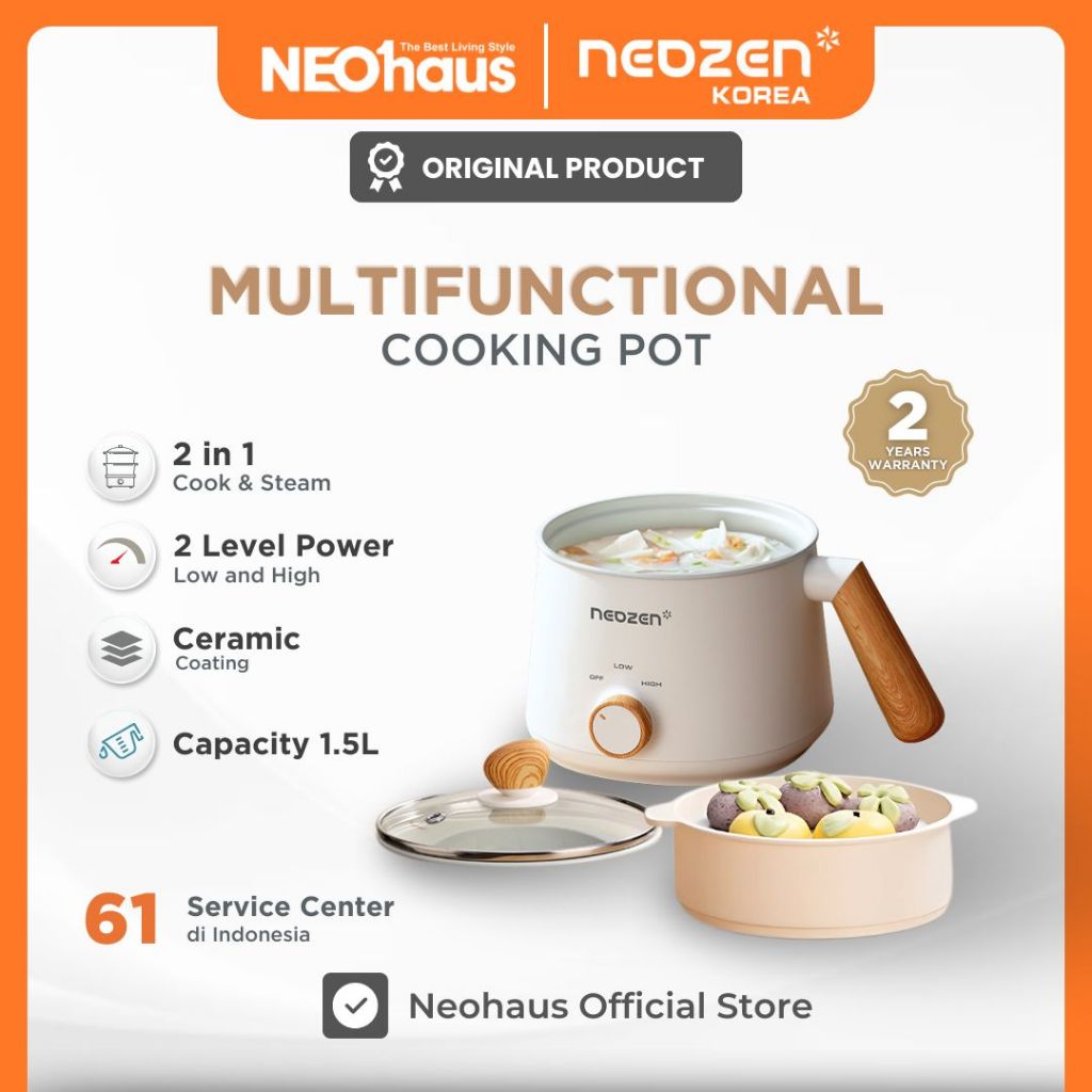 Jual Neozen - Panci Listrik Multifunction Cooking Pot Portable /Wajan ...