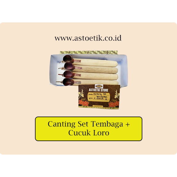 Jual Canting Set Tembaga + Cucuk Loro | Shopee Indonesia
