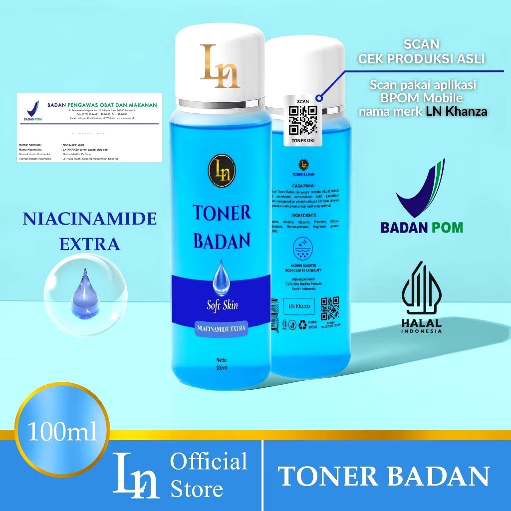 Jual Toner Badan Original LN Dosting Super premium 100 ml / Pembersih ...
